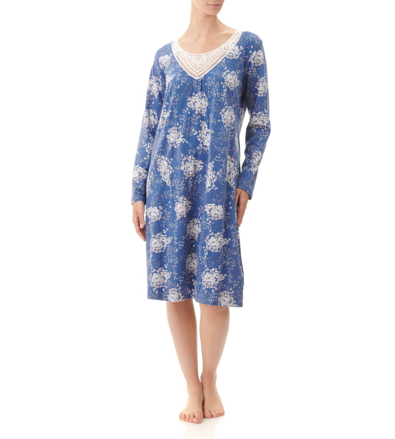 Givoni Tessa Floral Mid Nightie - Womens Sleepwear | Pajamas for Women ...