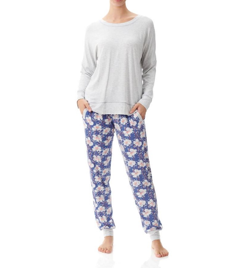 Givoni Spotted Floral Long Ski PJ - Givoni | Hot Gossip - NZ - Givoni