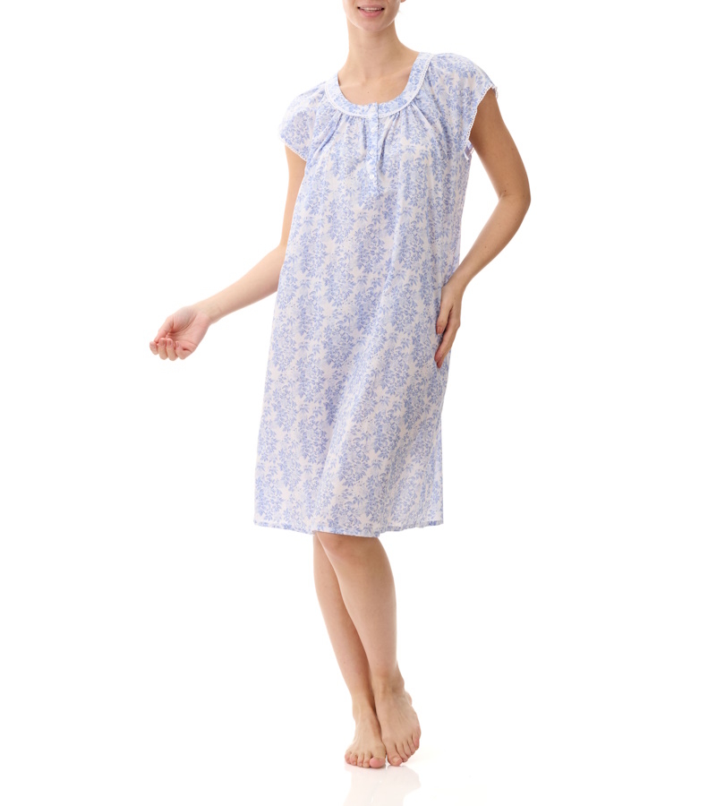 Givoni Blue Short Nightie - Womens Sleepwear | Pajamas for Women | Hot ...